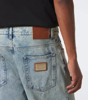 Dolce & Gabbana Faded Wide-leg Jeans