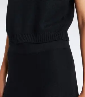 LISA YANG Violia Cashmere Top - Black