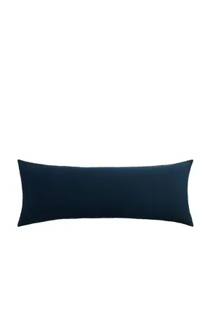 PARACHUTE Vintage Linen Body Pillow Cover In Blue - Ink