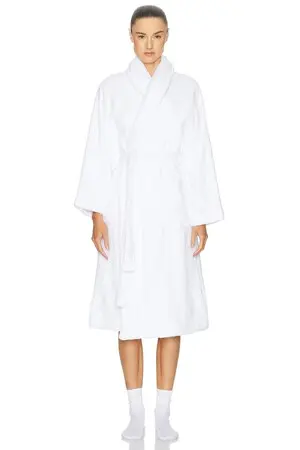 PARACHUTE Classic Plush Robe - White