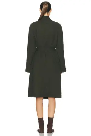 PARACHUTE Waffle Robe In Black