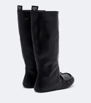 Acne Studios Bojan Leather Knee-high Boots