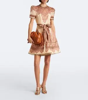 Zimmermann Cloud 91 Medium Leather And Suede Clutch