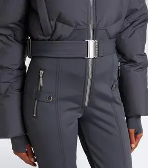 Cordova Ajax Belted Quilted Ski Suit - Grey