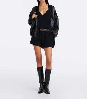 LISA YANG Tyra Cashmere Shorts - Black