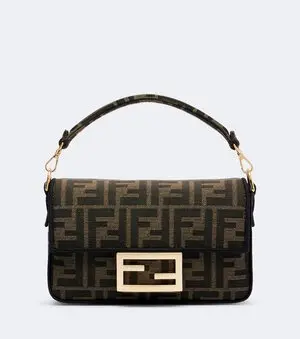 Fendi Baguette® Mini Ff Zucca Shoulder Bag - Brown