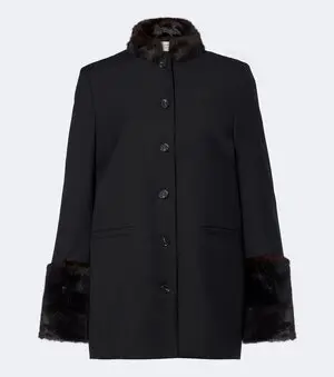 Loulou De Saison Goa Virgin Wool Jacket - Black