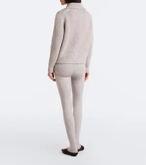 Magda Butrym Wool-blend Tights - Beige