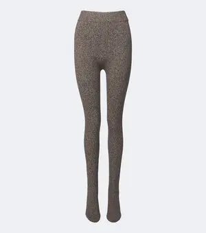 Magda Butrym Wool-blend Tights - Brown