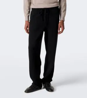 GOD'S TRUE CASHMERE Cashmere Sweatpants With Tiger's Eye