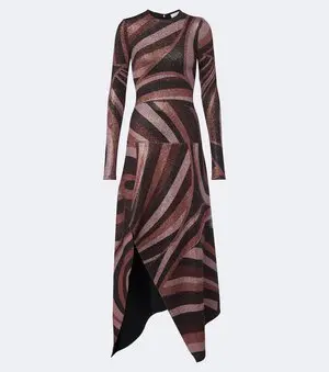 Emilio Pucci Iride Lurex® Jersey Midi Dress - Multicoloured