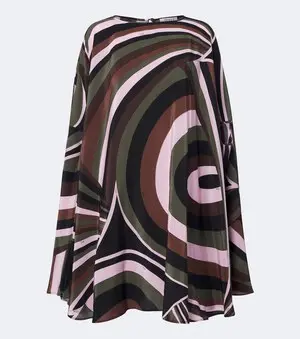 Emilio Pucci Iride Crêpe De Chine Silk Kaftan - Multicoloured