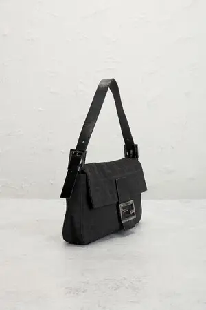 Fendi Zucca Baguette Shoulder Bag