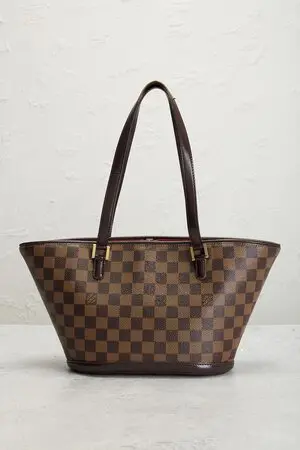 LOUIS VUITTON Damier Ebene Manosque Pm Tote Bag