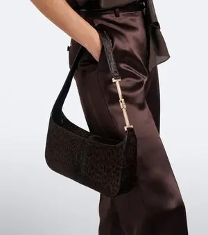 TOM FORD Arc Small Calf Hair Shoulder Bag