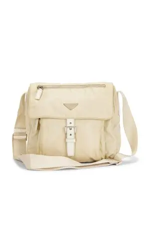 Prada Tessuto Shoulder Bag - Beige