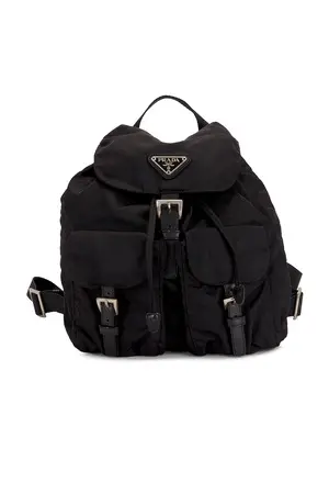 Prada Tessuto Backpack - Black