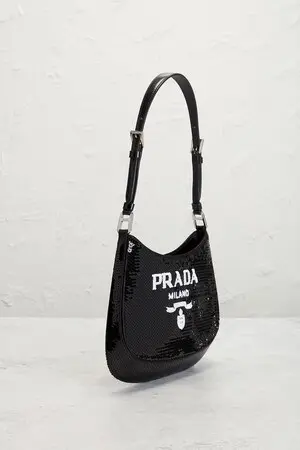 Prada Sequin Paillettes Cleo Shoulder Bag
