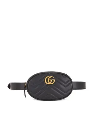 Gucci Gg Marmont Belt Bag - Black