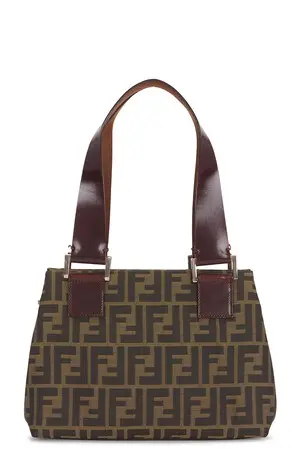 Fendi Zucca Handbag - Brown