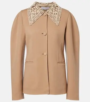 Gabriela Hearst Daelan Cashmere Jacket - Beige