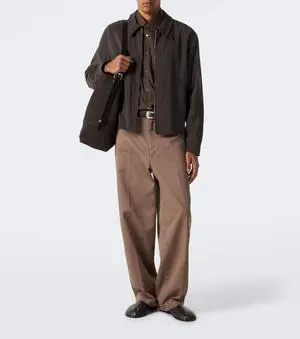 LEMAIRE Silk-blend Blouson Jacket