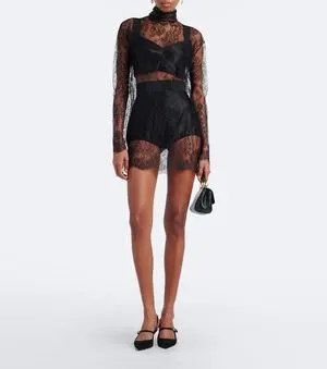 Dolce & Gabbana Satin Bra Top