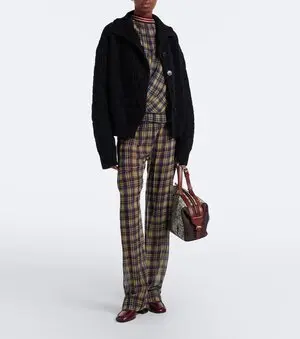 Dries Van Noten Embellished Bowling Bag