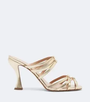 Zimmermann Solstice Metallic Leather Mules