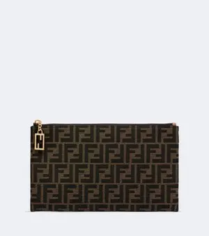 Fendi Tube Medium Ff Zucca Pouch