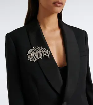 JENNIFER BEHR Pluma Embellished Brooch