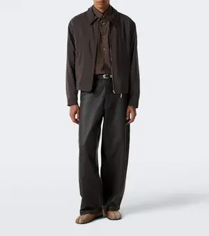 LEMAIRE Calf-hair Slip-on Shoes