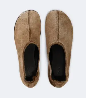 LEMAIRE Calf-hair Slip-on Shoes