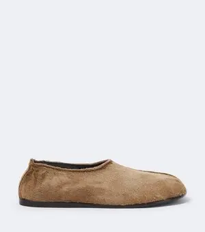 LEMAIRE Calf-hair Slip-on Shoes