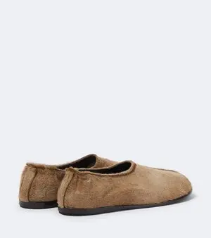 LEMAIRE Calf-hair Slip-on Shoes