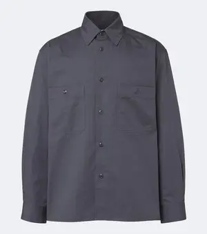 LEMAIRE Cotton Twill Shirt - Blue