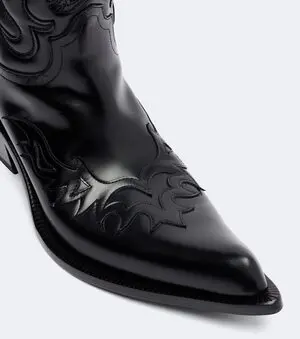 Acne Studios Bouni Leather Cowboy Boots