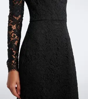 Monique Lhuillier Lace Cotton-blend Bustier Gown