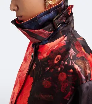 Dries Van Noten Floral Belted Coat