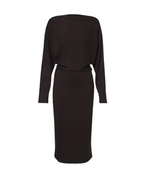 Vince Draped Sweater Dress - Brown
