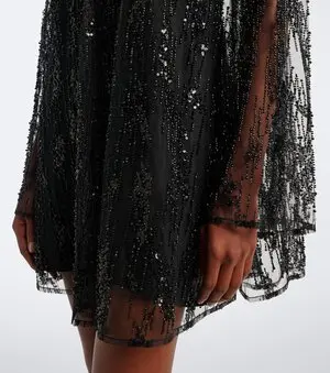 Staud Esther Embellished Minidress