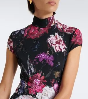 Roberto Cavalli Floral Minidress