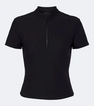 Gucci Gg Jacquard Jersey Top - Black