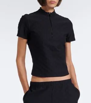 Gucci Gg Jacquard Jersey Top