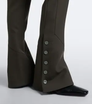 Proenza Schouler Althea Wool-blend Flared Pants