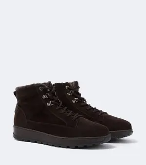 Bogner Antwerp Suede Lace-up Boots - Brown