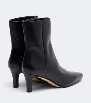 Veronica Beard Agnes Leather Ankle Boots