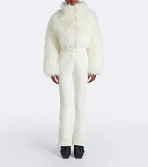Cordova Nozawa Belted Shearling-trimmed Ski Suit
