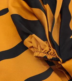 Emilio Pucci Fiamme Silk Twill Head Wrap