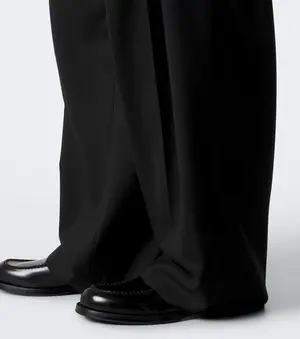 Dolce & Gabbana Pleated Wool Wide-leg Pants